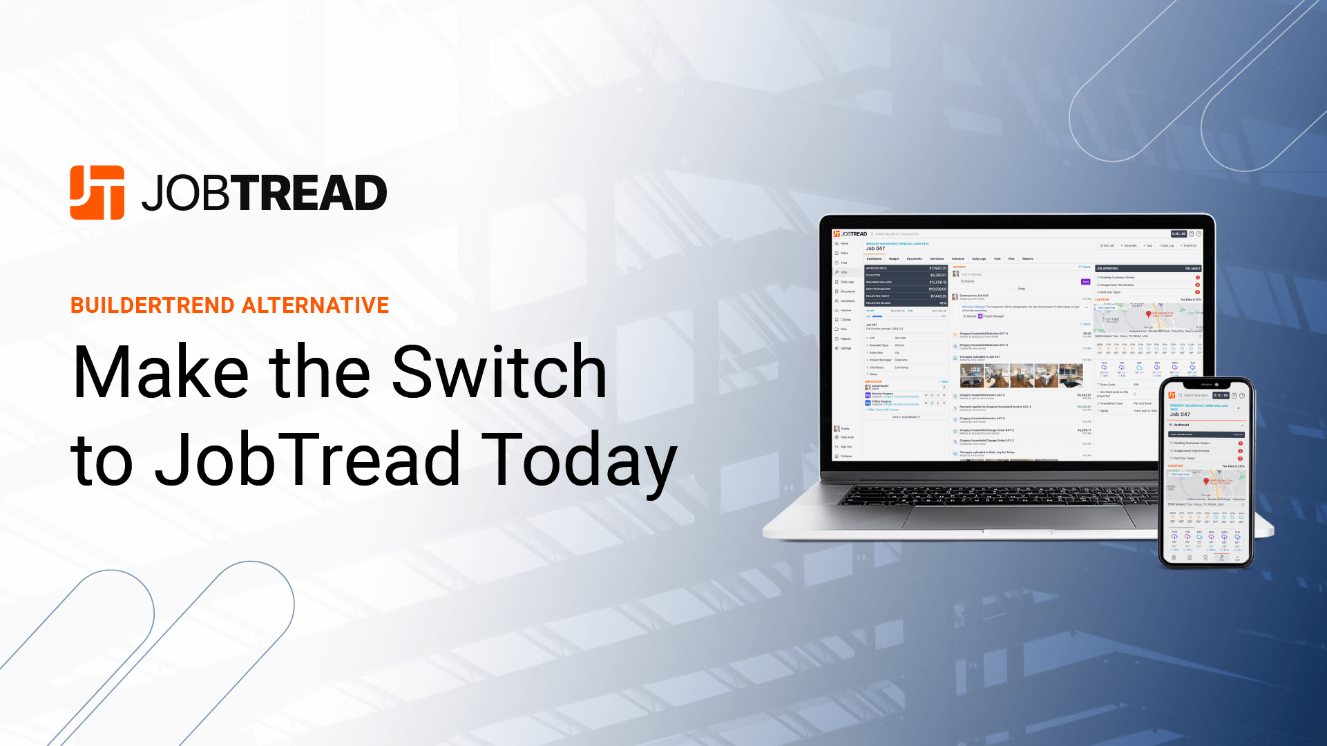 BuilderTrend Alternative | Make the Switch to JobTread