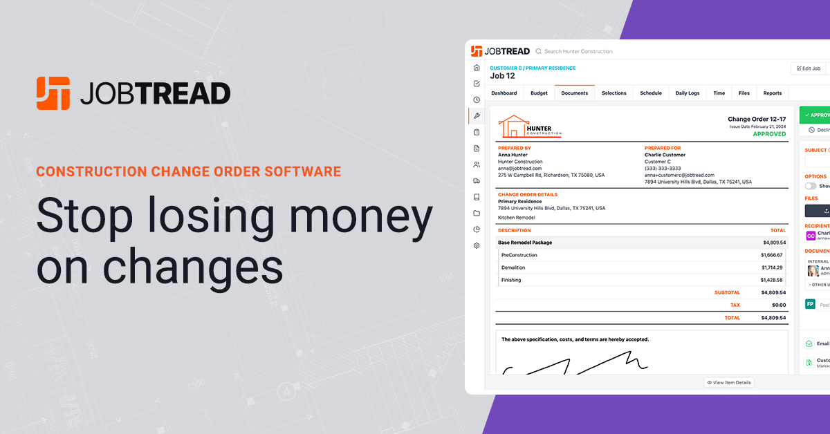 Change Orders Software | JobTread Change Orders Software | JobTread