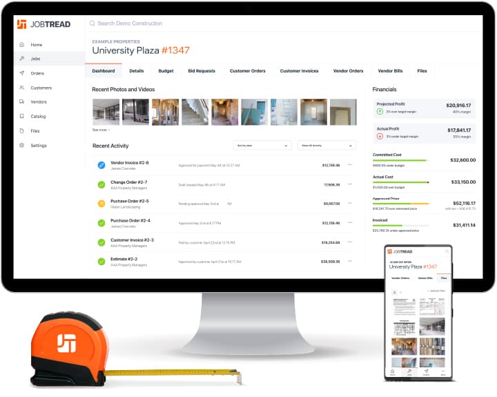 Construction Management Software for Owners | JobTread