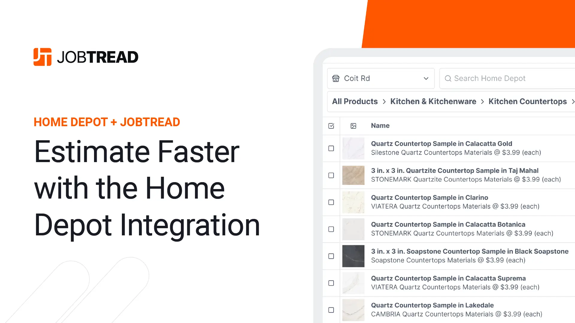 JobTread + Home Depot Integration | Streamline Estimating with Live Pricing