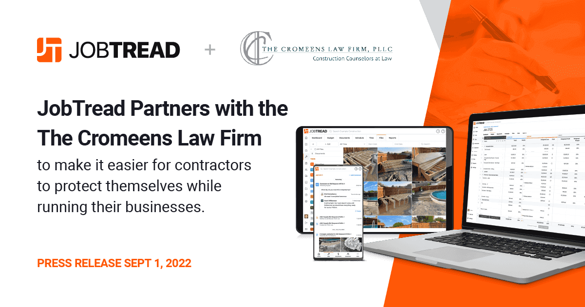 JobTread Software Partners with The Cromeens Law Firm, Merging Tech and ...