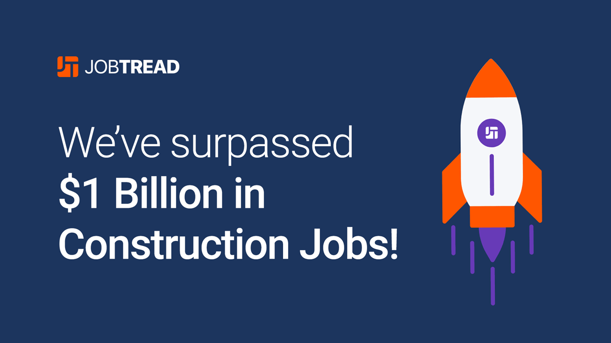 JobTread Surpasses $1 Billion Mark in Construction Jobs Managed | JobTread