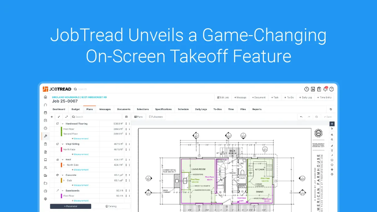 JobTread Unveils a Game-Changing On-Screen Takeoff Feature | JobTread